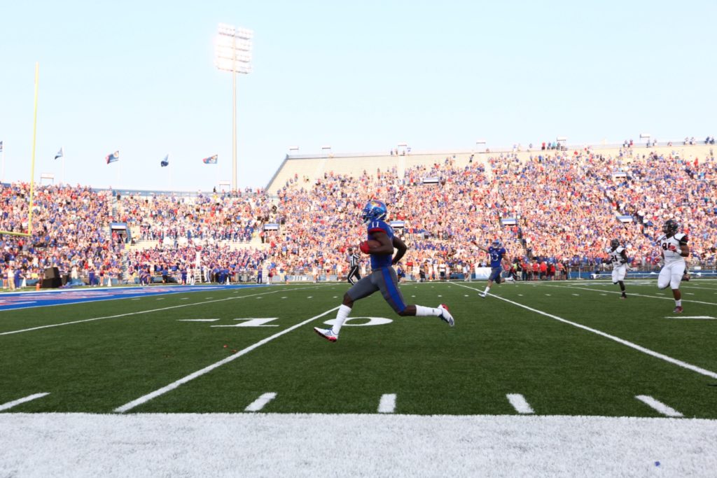 Bender throws 4 TDs, Jayhawks roll in opener | News, Sports, Jobs ...